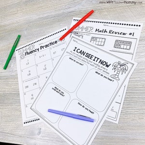 2nd Grade Summer Review Packet for Summer Learning - Etsy