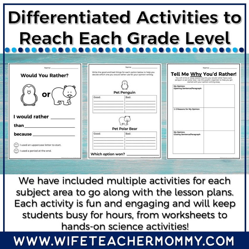 Snow Day Packets for Lower Grades Part 2 (print Version) - Etsy