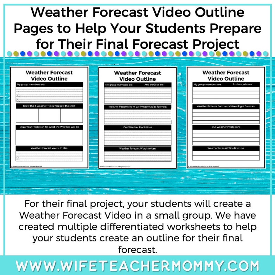Lower Grades Weather and Water Cycle Thematic Unit Bundle | Etsy