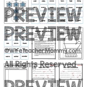 January Homeschool Lessons for 1st and 2nd Grades Language Arts - Etsy