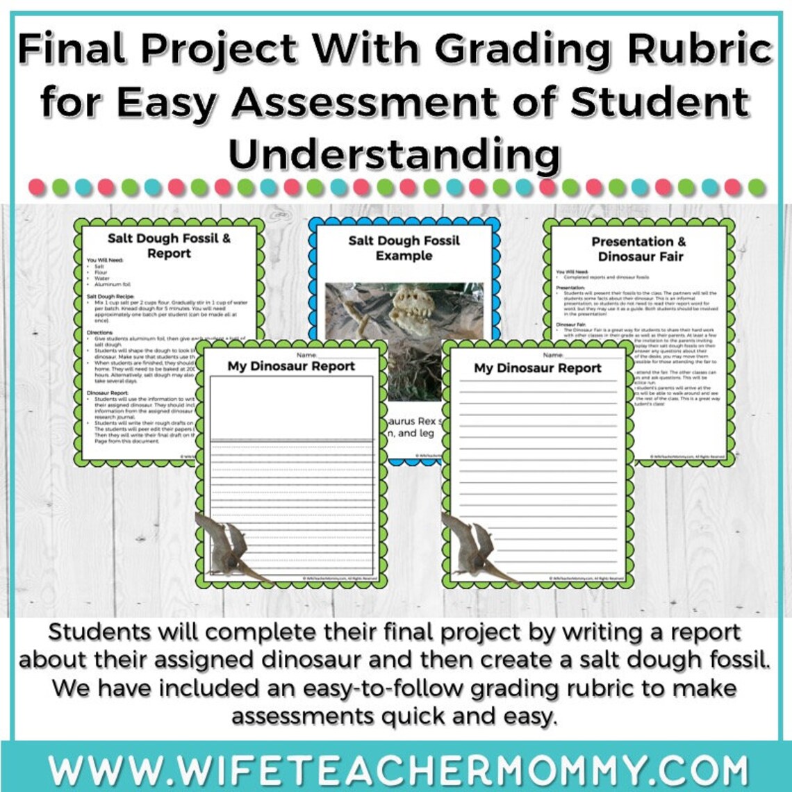 Lower and Upper Grades Dinosaur Research Unit print Version - Etsy