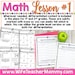 August Homeschool Lessons for 1st and 2nd Grade Math & Language Arts ...