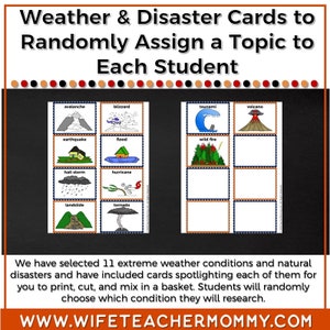 Lower and Upper Grades Extreme Weather and Natural Disasters Research ...