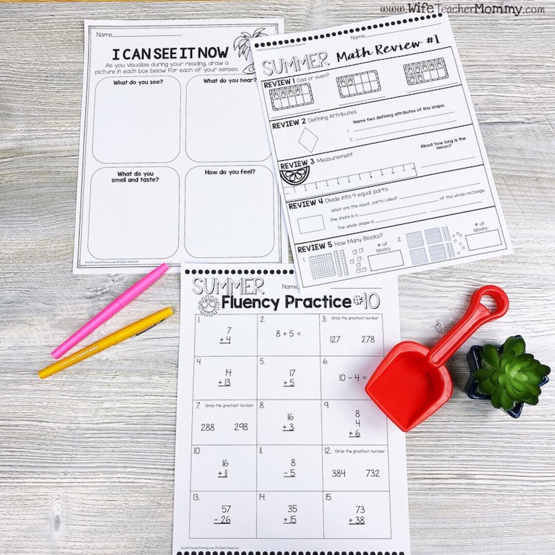 2nd Grade Summer Review Packet for Summer Learning - Etsy