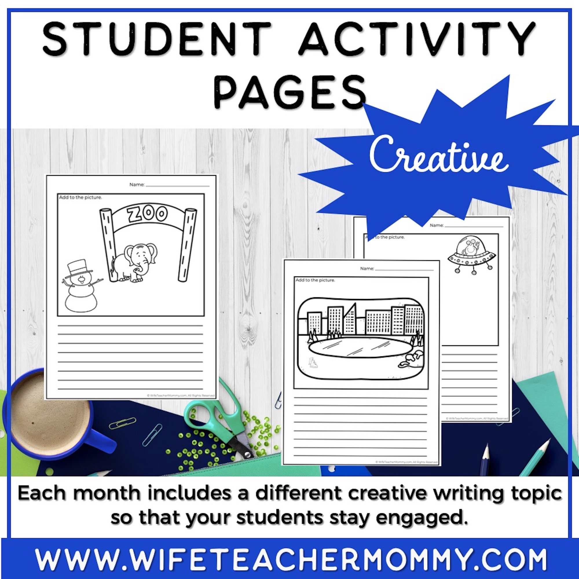 January Writing Prompts 4th-6th Grades PRINTABLE - Etsy