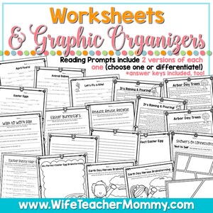 April Homeschool Lessons for 5th and 6th Grade Math & Language Arts ...