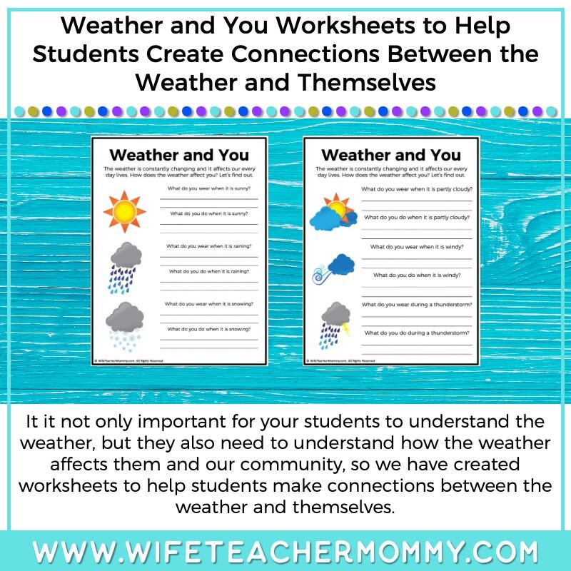 Upper Grades Weather & Water Cycle Thematic Unit Bundle print Version ...