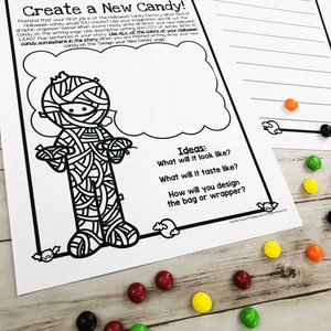 Halloween Candy Math Activities & More for 1st and 2nd Grade - Etsy