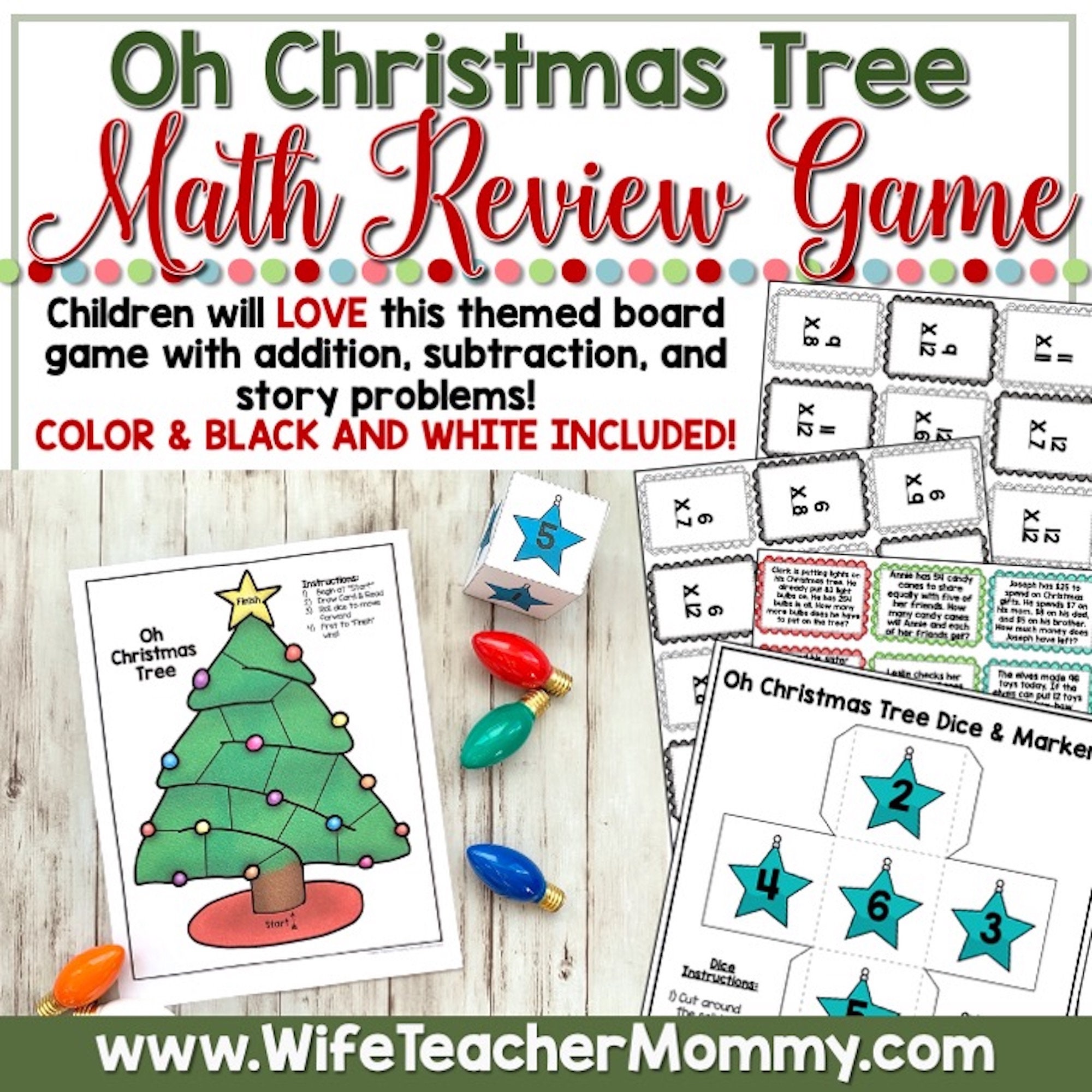 December Homeschool Lessons for 3rd and 4th Grade Math & | Etsy