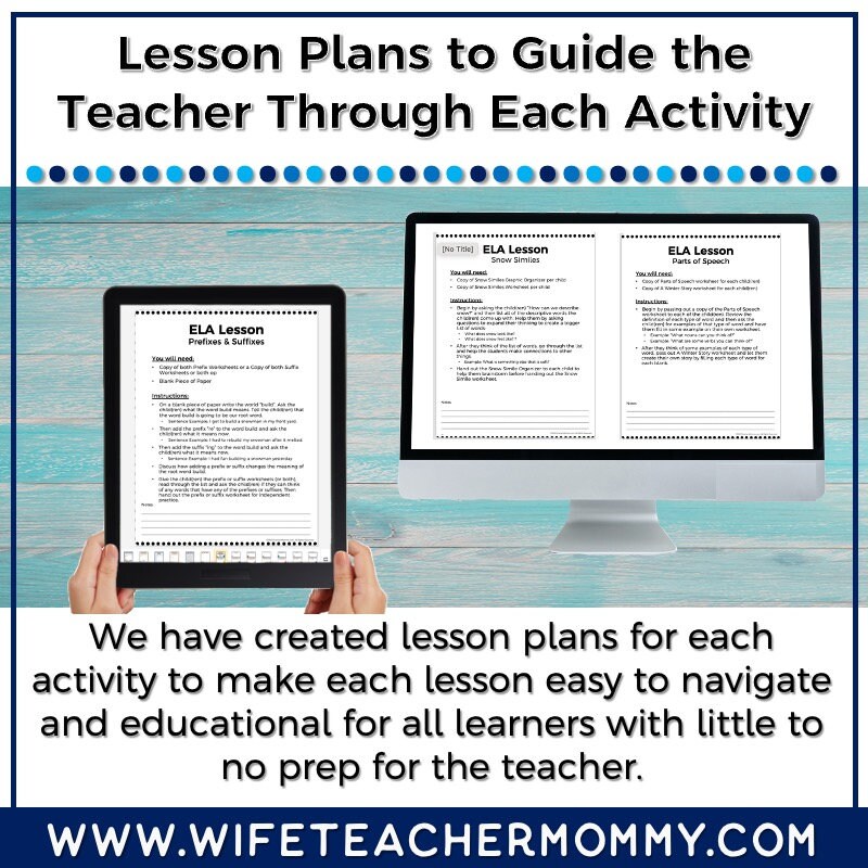 Lower and Upper Grade Snow Day Packet digital and Print - Etsy