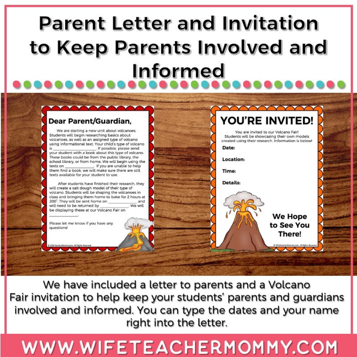 Lower and Upper Grades Volcano Research Unit print Version - Etsy