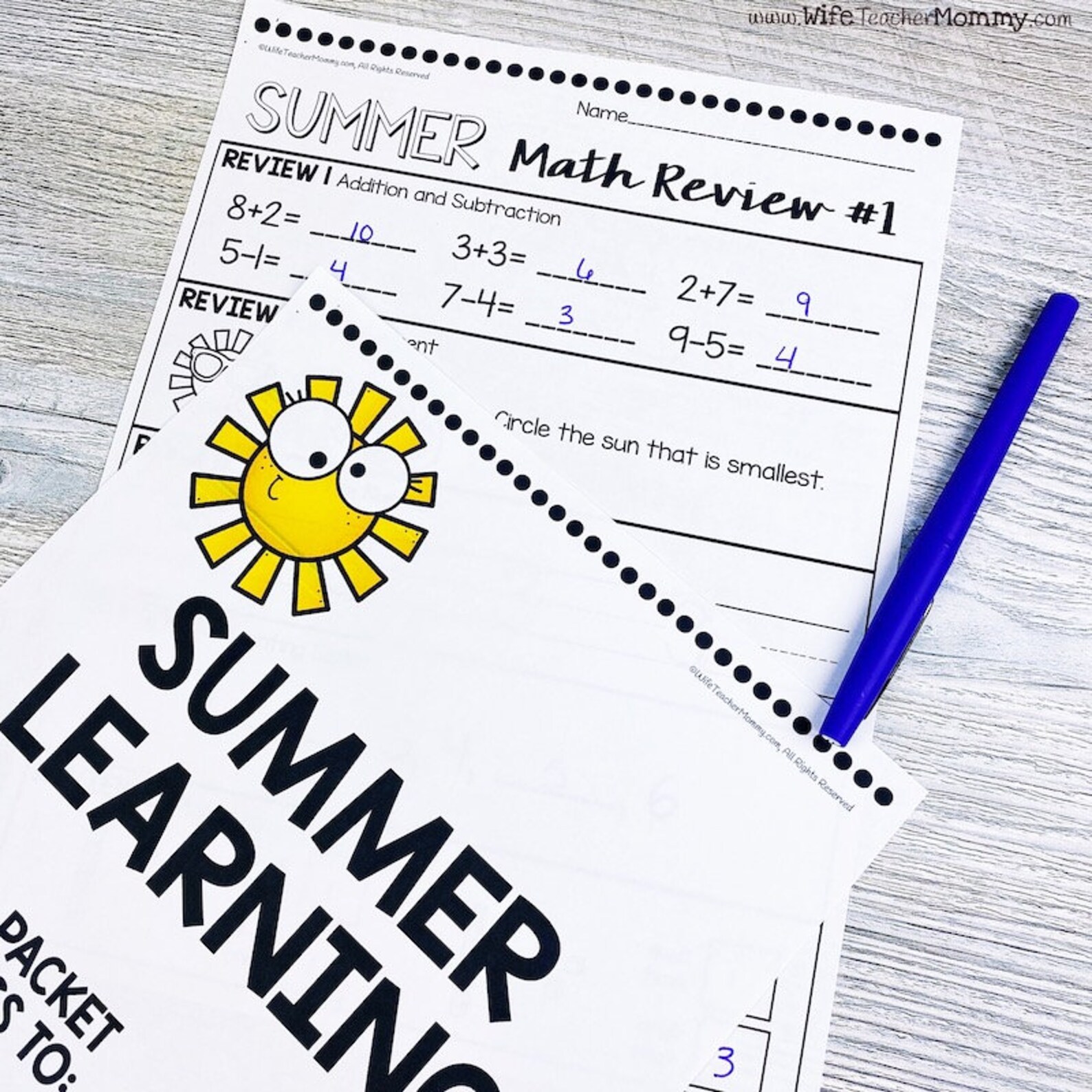 Pre-k Through 5th Grade Summer Review BUNDLE ALL GRADES - Etsy