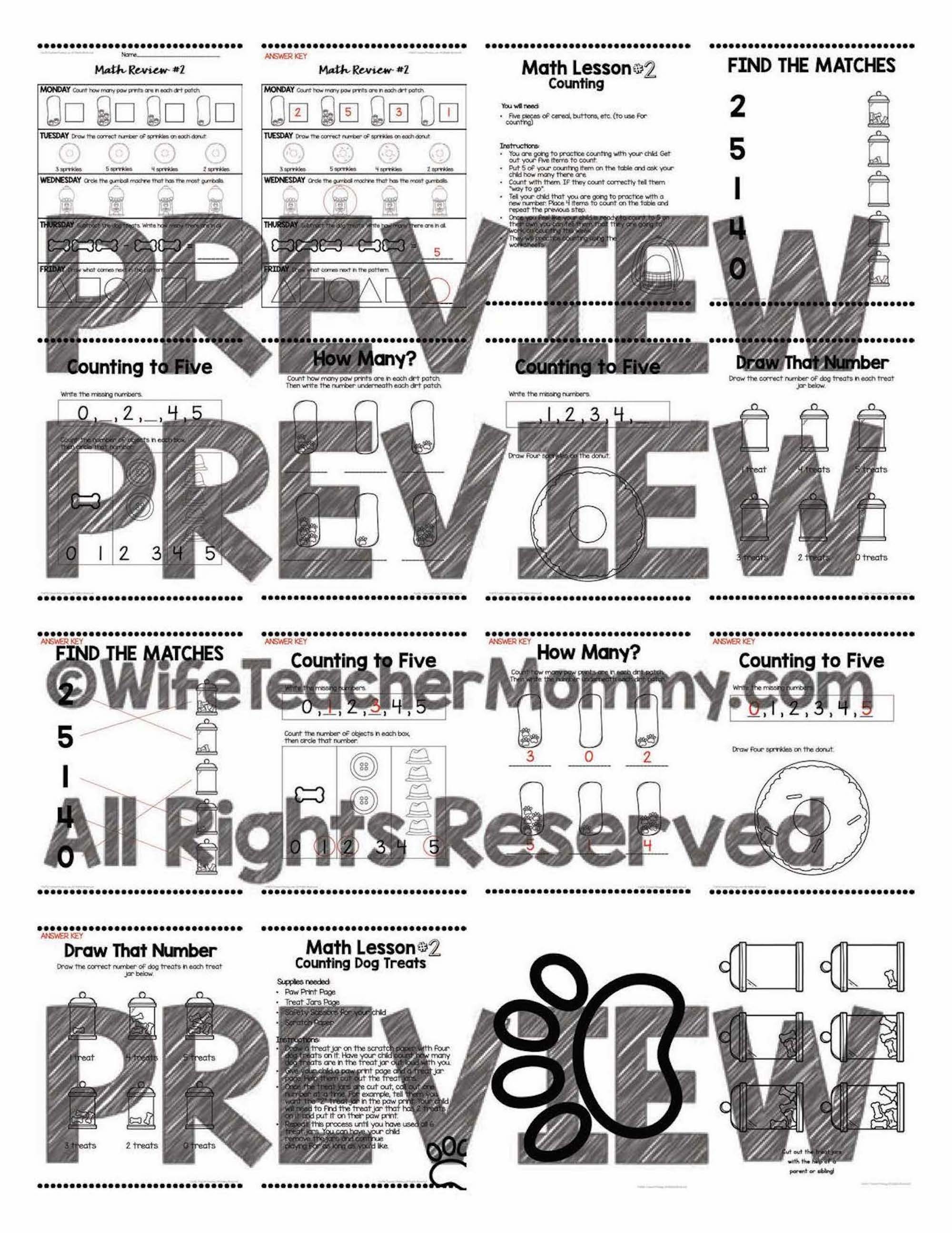 Pre-k at Home Learning Activities Week 2 - Etsy