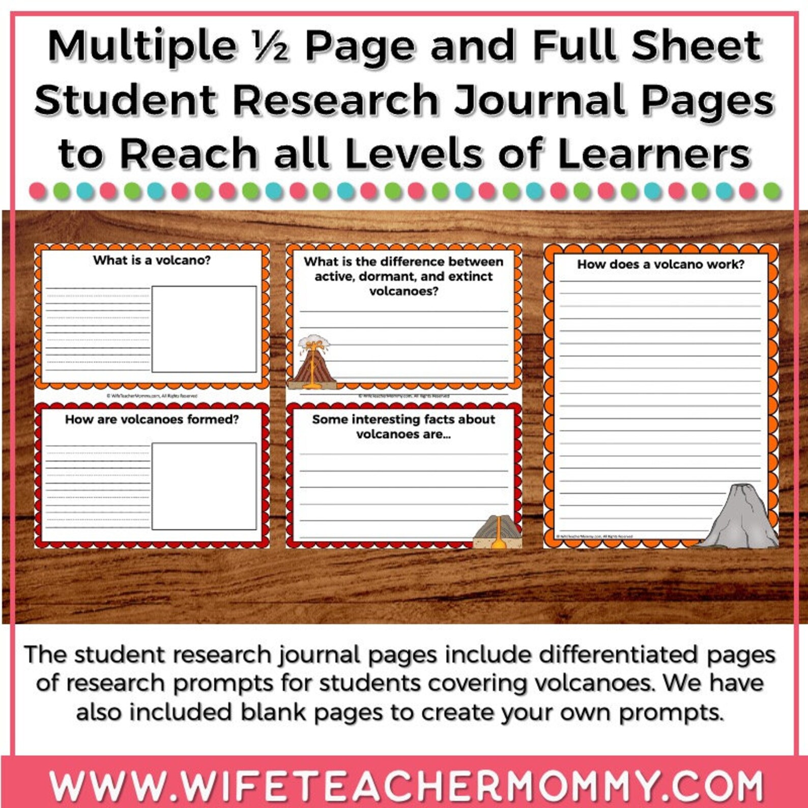 Lower and Upper Grades Volcano Research Unit print Version - Etsy