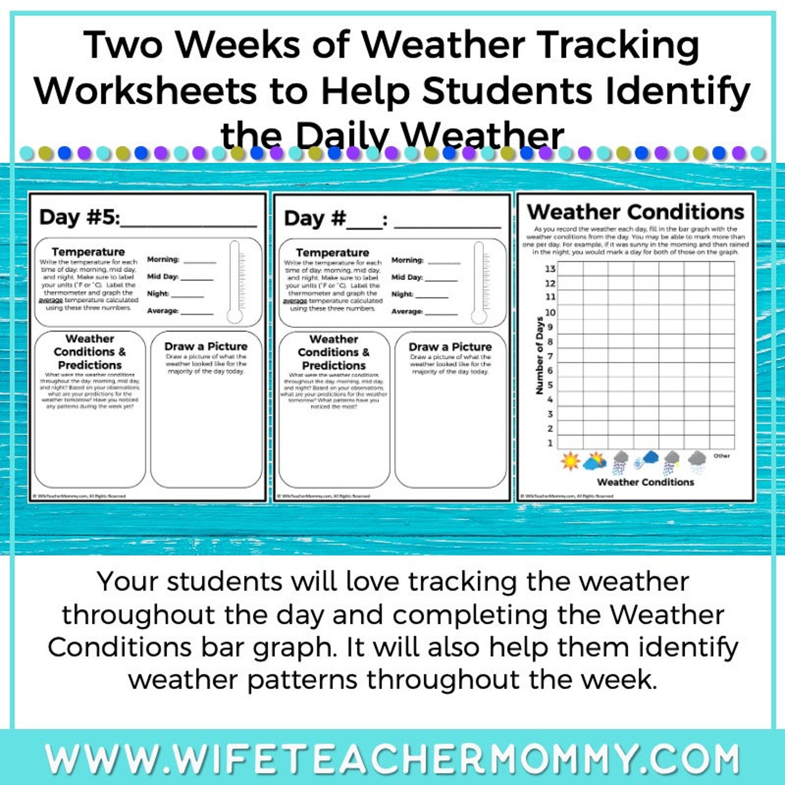 Upper Grades Weather Reporter Unit (print Version) - Etsy