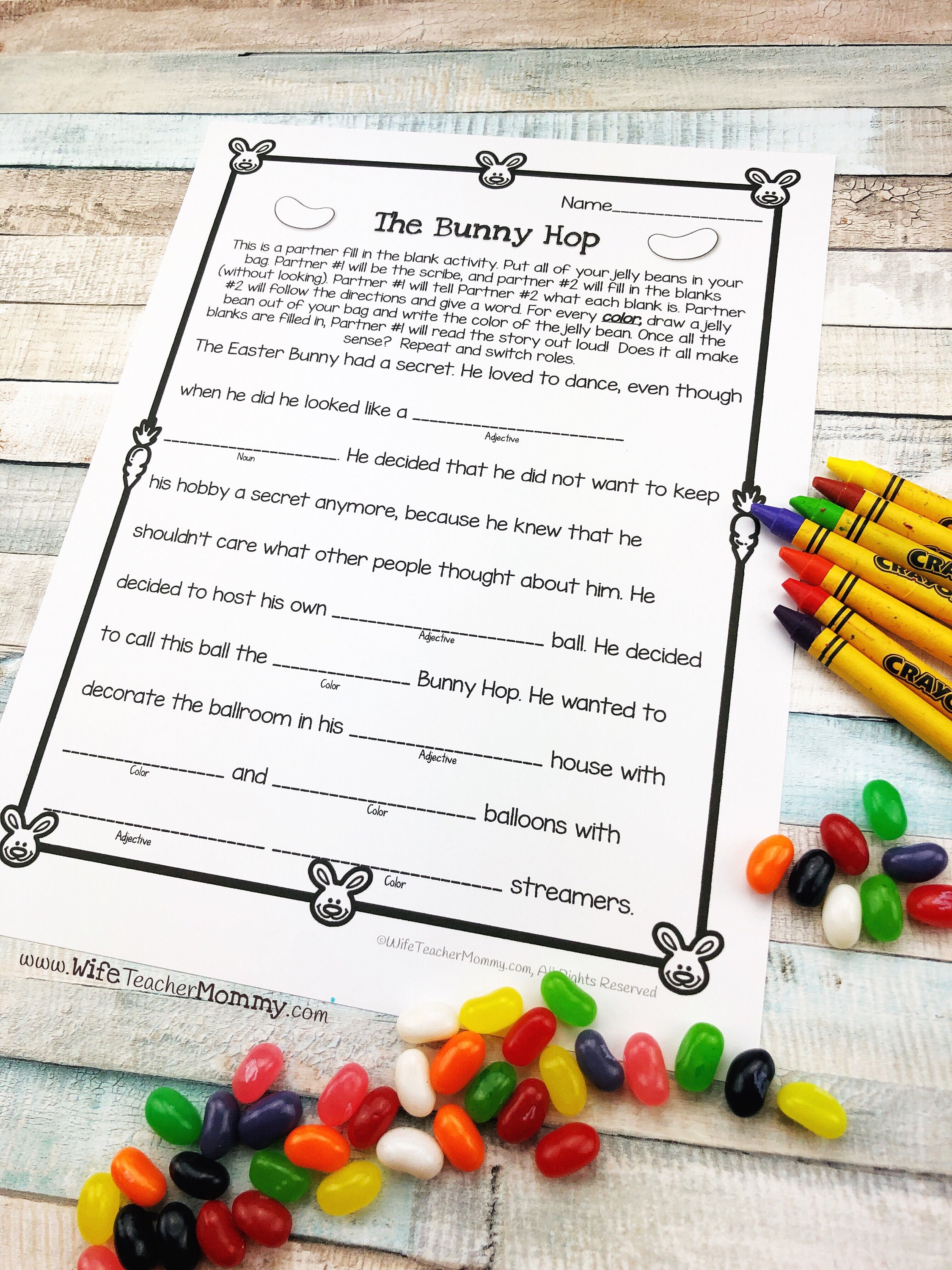 Easter Jelly Bean Math & More for 3rd, 4th, and 5th Grade - Etsy