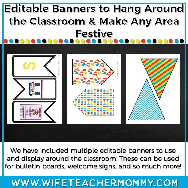 Amusement Park Classroom Decor Pack - Etsy