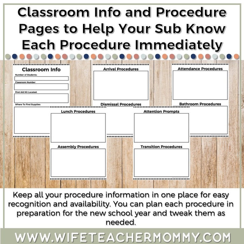 Editable Boho Rainbow Substitute Binder print Version - Etsy