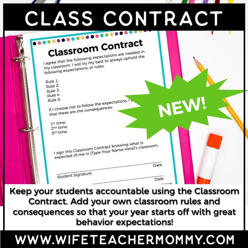 First Week of School Survival Guide: Classroom Rules and - Etsy