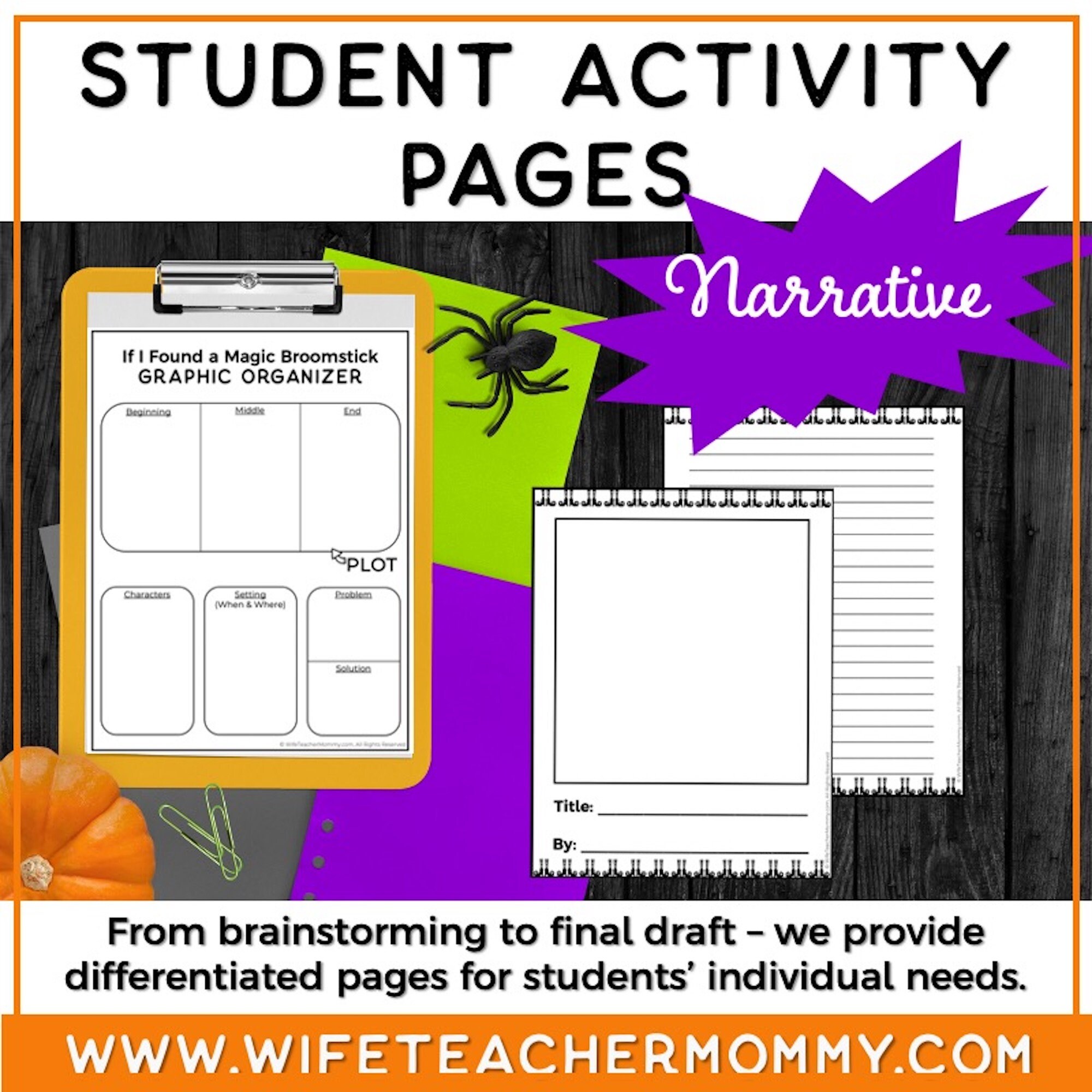 October Writing Prompts 4th-6th Grades PRINTABLE - Etsy