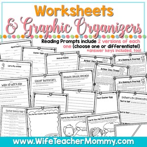 April Homeschool Lessons for 3rd and 4th Grade Math & Language Arts ...