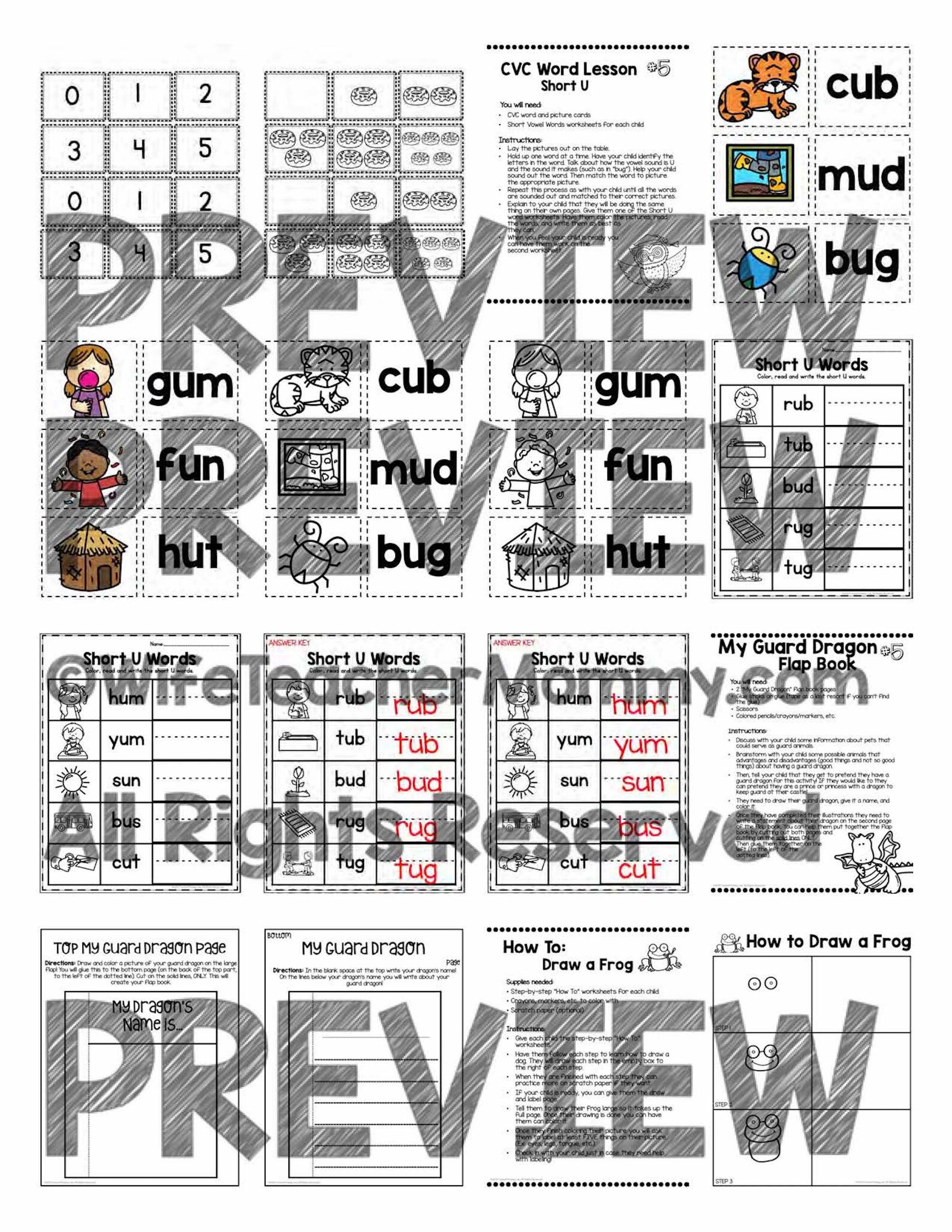 Pre-k at Home Learning Activities Week 5 - Etsy