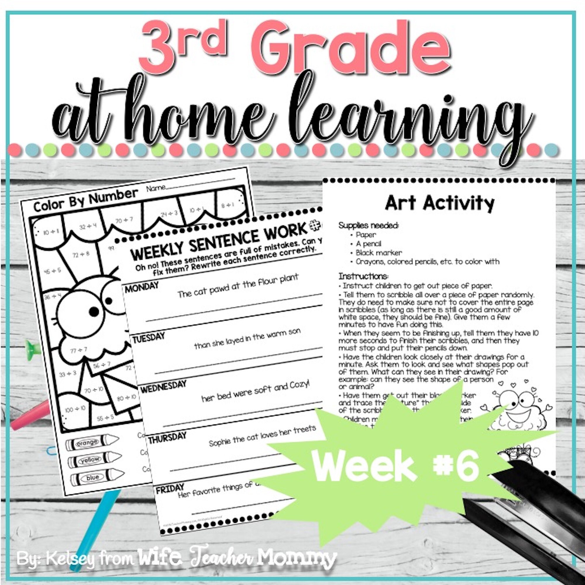 3rd Grade at Home Learning Activities Bundle - Etsy