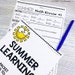 Kindergarten Summer Review Packet/ Learning Activities - Etsy