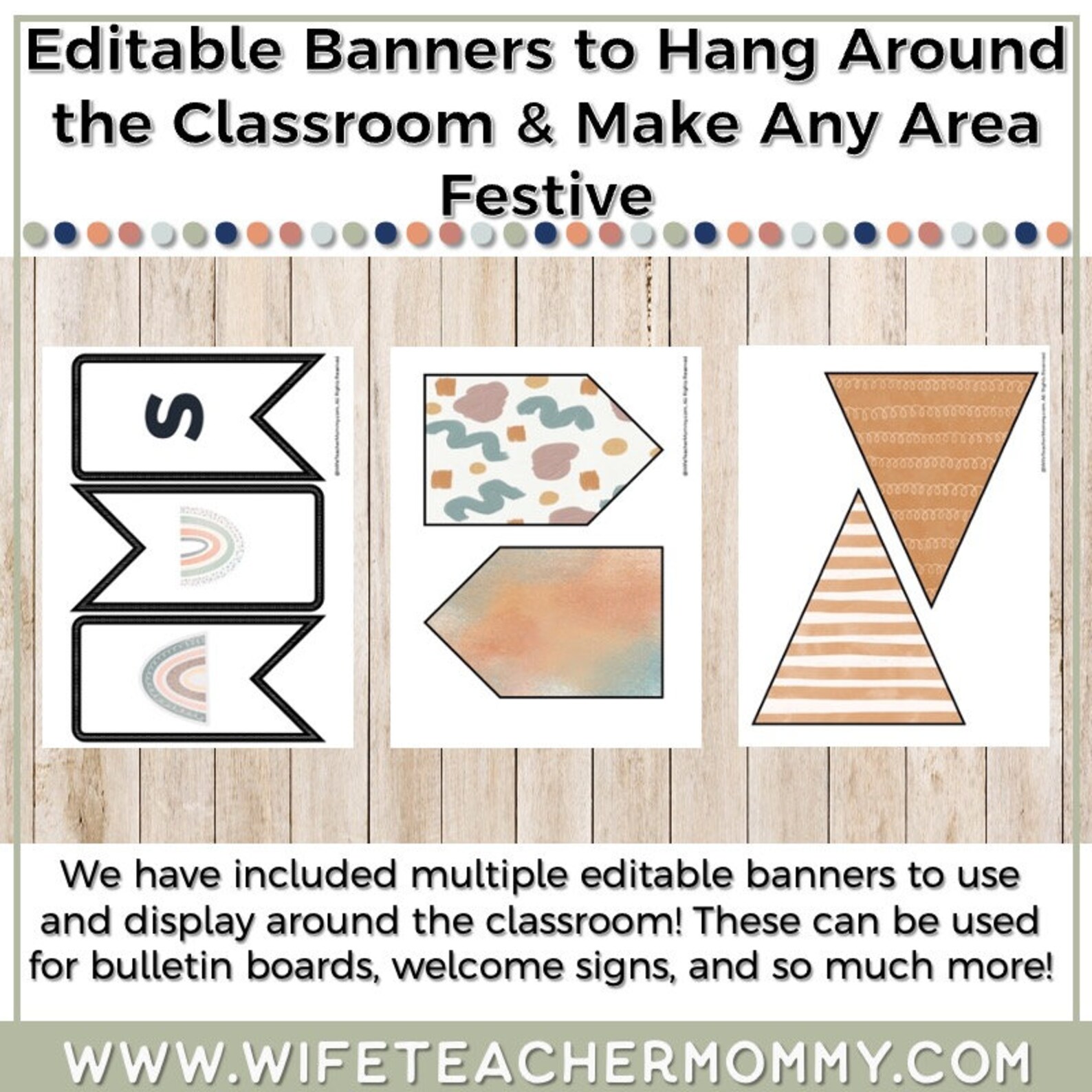 Boho Rainbow Classroom Decor Pack - Etsy