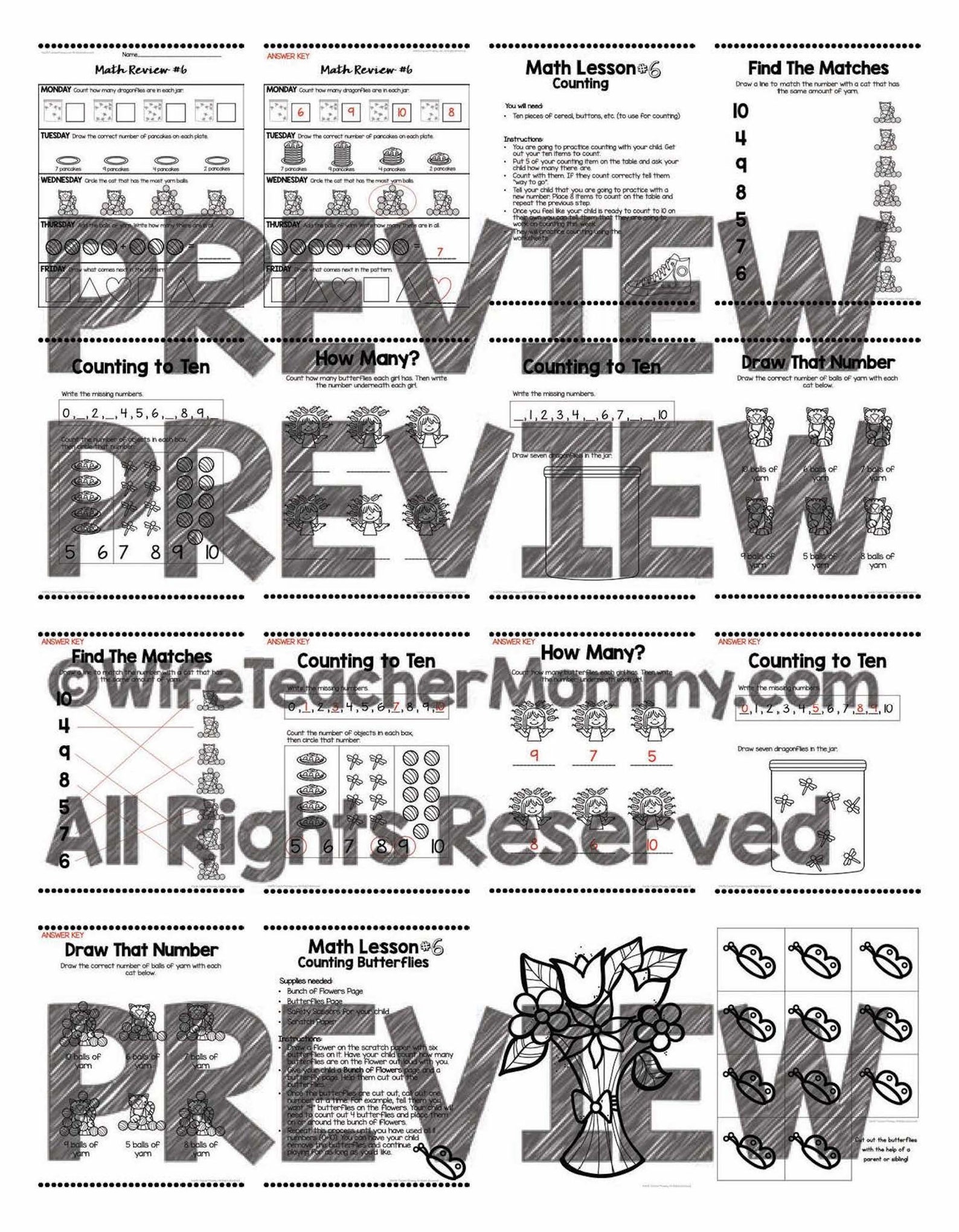 Pre-k at Home Learning Activities Week 6 - Etsy