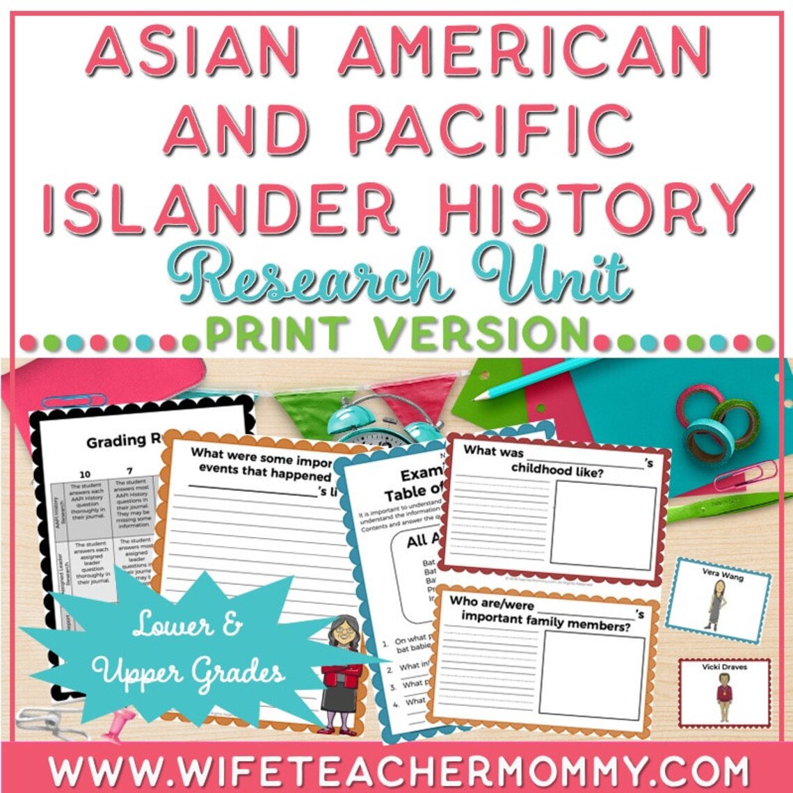 Lower and Upper Grades Social Studies Research Unit Bundle print ...