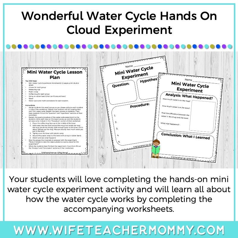 Upper Grades Weather and Water Cycle Thematic Unit Bundle print and ...