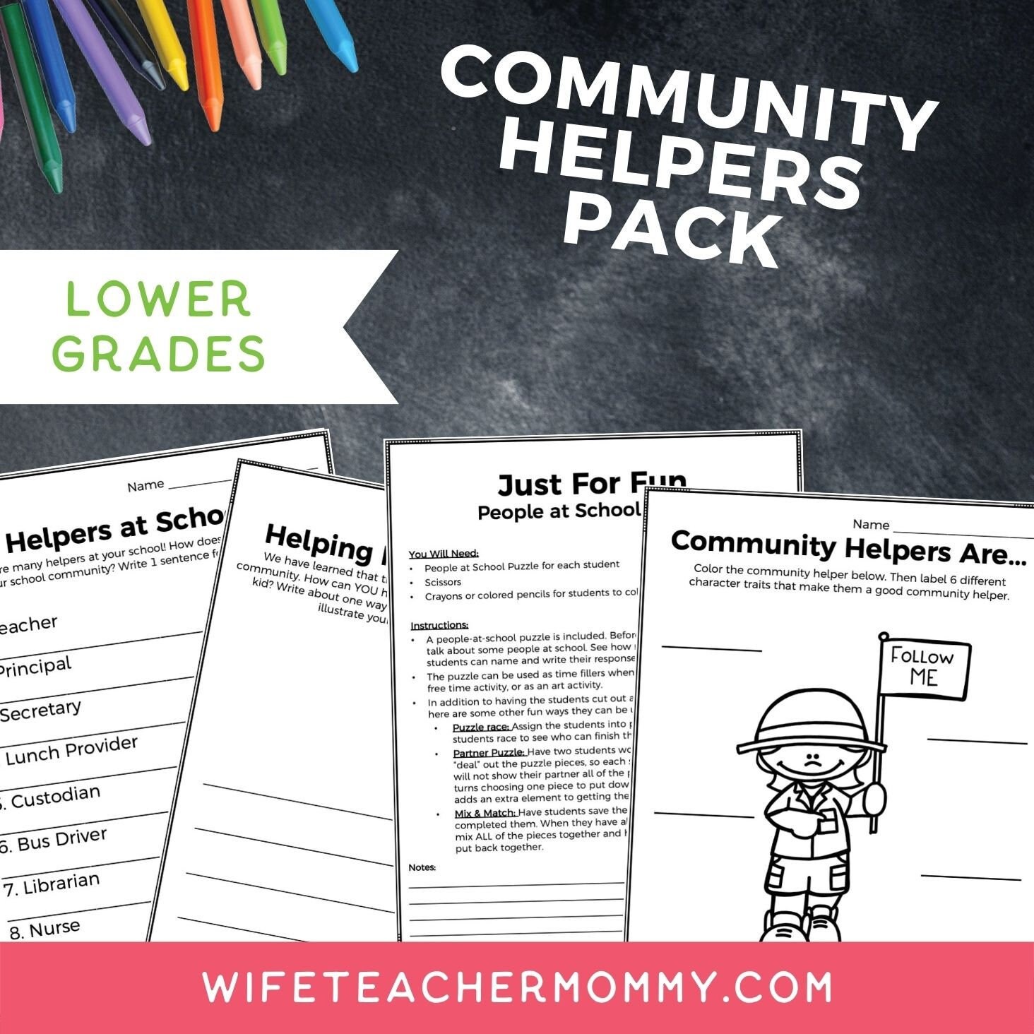 Community Helpers Pack for Lower Grades - Etsy
