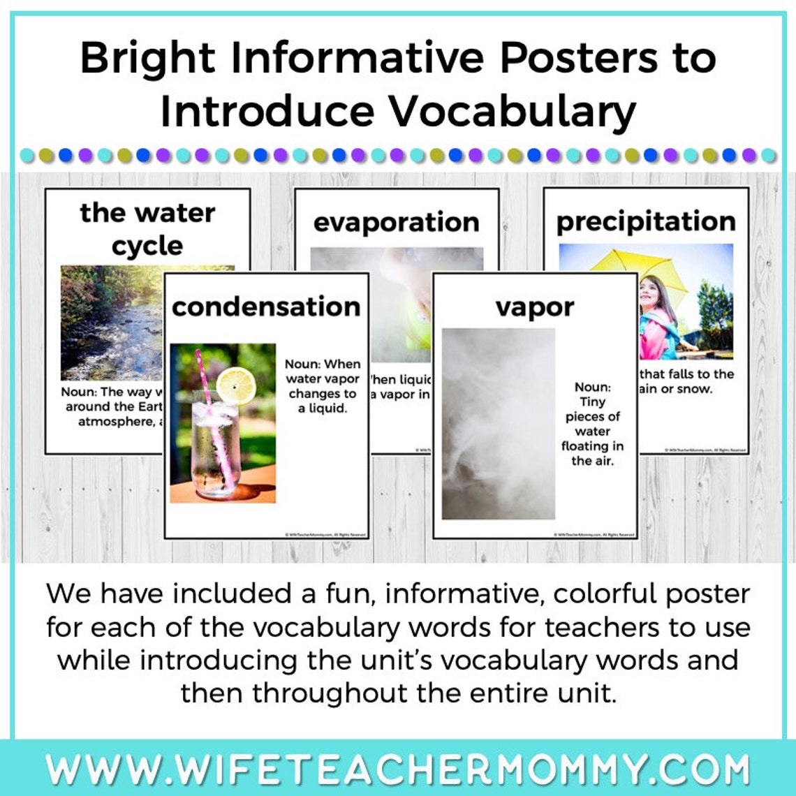 Lower Grades Weather and Water Cycle Thematic Unit Bundle | Etsy