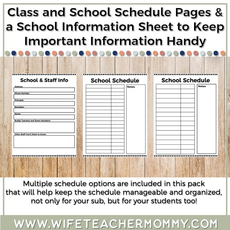 Editable Boho Rainbow Substitute Binder print Version - Etsy