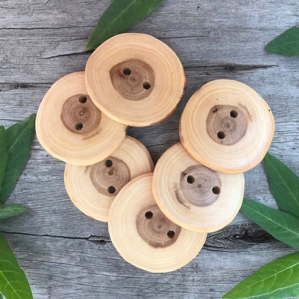 Wood Buttons - Etsy