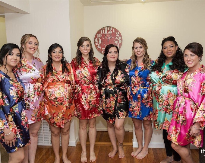 HUNTER GREEN Lace Bridal Robes / Forest Green Robe / | Etsy