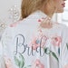 Ruffle Floral Flower Girl Robe / Flower Girl Gift / Bridesmaid Gift ...
