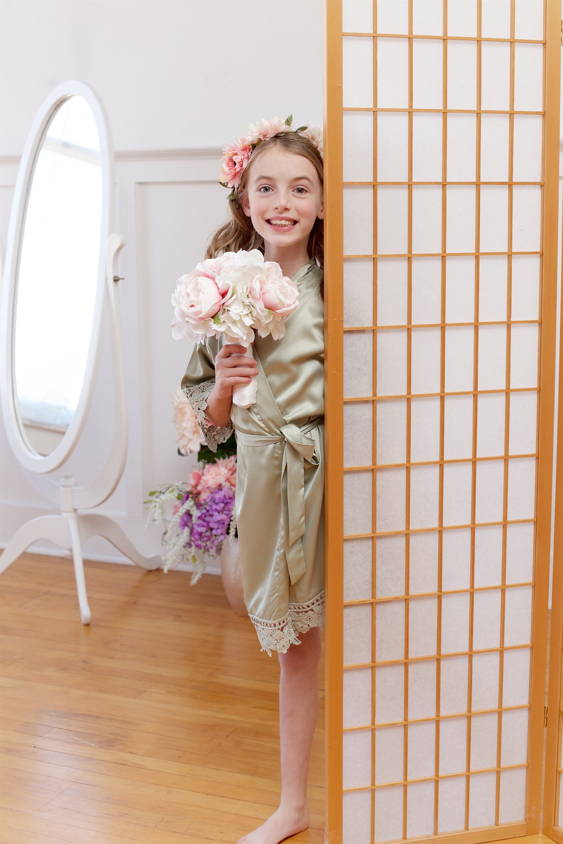 Junior Bridesmaid Robe Junior Bridesmaid Gift Flower Girl | Etsy