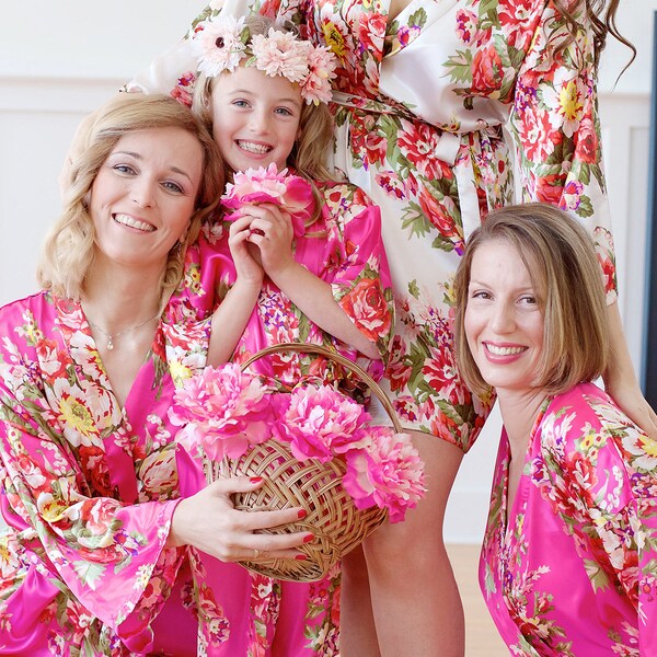 Hot Pink Robe - Etsy