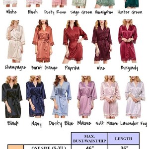 HUNTER GREEN Lace Bridal Robes / Forest Green Robe / Bridesmaid Robe ...