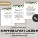Spanish Scripture Advent Calendar, Christmas Countdown, Spanish ...