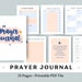 Printable Prayer Journal, Undated Sunday Sermon Note, Gratitude Journal ...