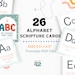 ABC Scripture Flash Cards Bible Verse Alphabet Cards Set - Etsy