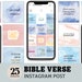 25 Bible Verse Instagram Template Christian Instagram - Etsy