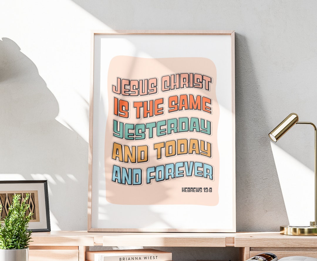 Christian Home Decor, Scripture Wall Art, Minimalist Bible Art Print ...