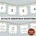 Name of Jesus Advent Calendar, Printable, Christmas Countdown, Bible ...