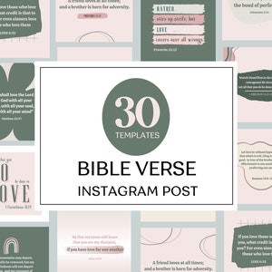 30 Editable Bible Verse Template for Stunning Instagram Posts, Use With ...