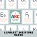 ABC Scripture Flash Cards Bible Verse Alphabet Cards Set - Etsy
