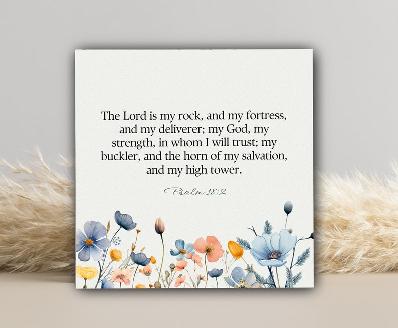Printable Bible Scripture Cards From KJV Version, Set of 52 Scripture ...